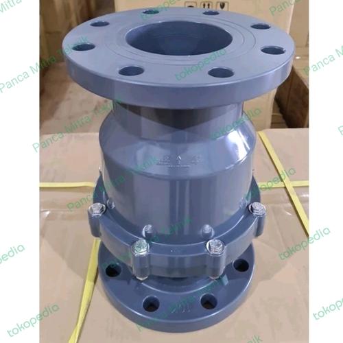 Jual 2" inch Swing Check Valve PVC Flange JIS 10K / DN50 - Jakarta ...