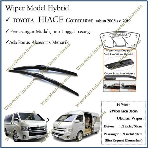 Promo Wiper Hybrid Toyota Hiace 2010 2011 2012 2013 2014 2015 2016 2017 ...