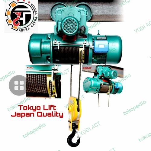 Jual Electric Wire Rope Hoist 1 ton x 12 meter Tokyo Lift Japan ...