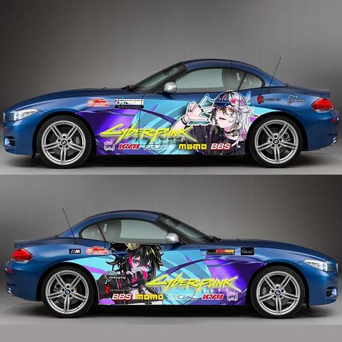 Jual Anime Jepang Itasha Graffiti Mobil Stiker Kartun Pintu Drift ...