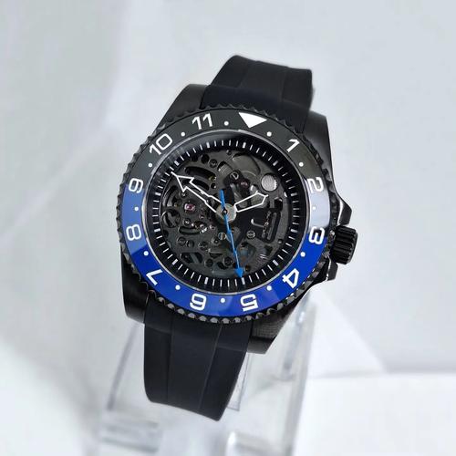 Jual Mod Seiko Skeleton Batman NH72 Automatic SUB SeikoMod - Kota ...