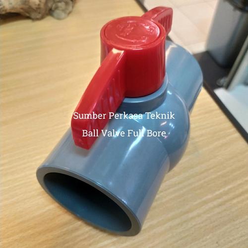 Jual Ball Valve PVC Compact / Full Bore Socket 11/2" inch - Jakarta ...