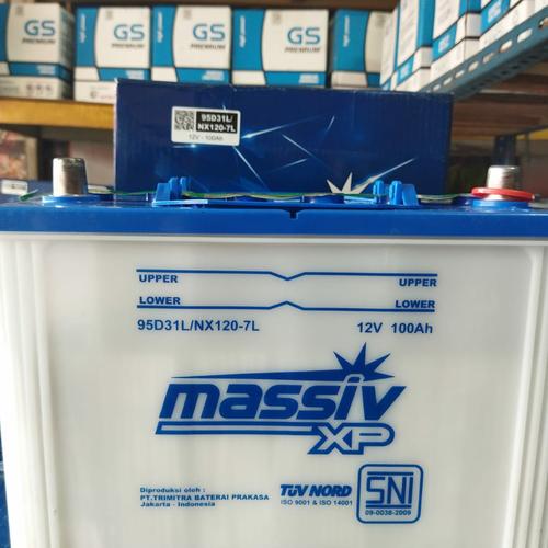 Jual Aki / Accu basah massiv xp 95d31l nx120-7l 12v 100ah - Kota ...