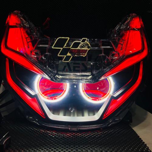 Jual PROJECTOR BILED AES TURBO 3in PCX 160 FULLSET HEADLAMP - ALIS AES ...