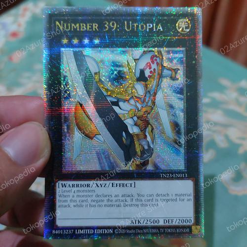 Jual Number 39: Utopia - QCSE Secret Rare Limited TN23 yugioh - Kota Palembang - 02Azure Card ...