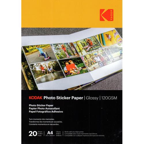 Jual Kodak Kertas Foto Sticker / Sticker Photo paper 120gr - Jakarta ...