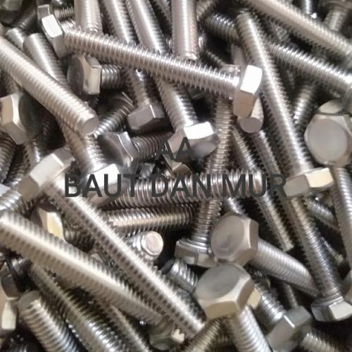 Jual Baut Hex M4 x 10 stainless SUS 304 Hex Bolt FT - Baut 7 - Jakarta ...