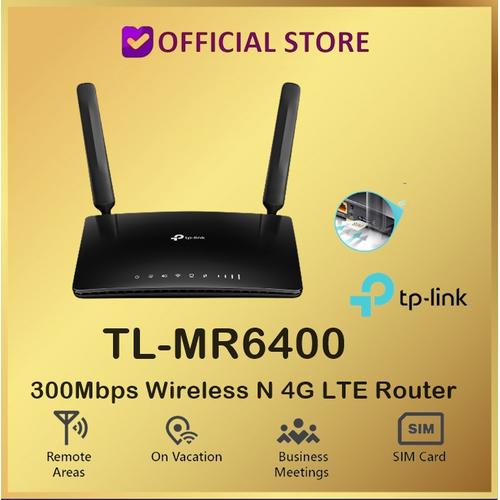 Promo TPLink TL-MR6400 Wireless N 4G LTE Router WiFi Modem MiFi TP-Link ...