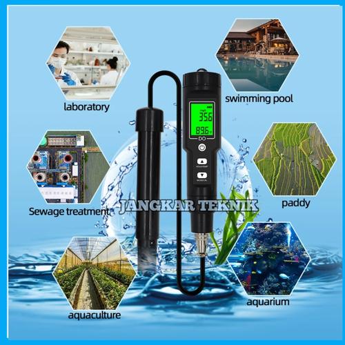 Jual Dissolved Oxygen Tester DO9100 DO Meter Oksigen Water Analyzer Air ...