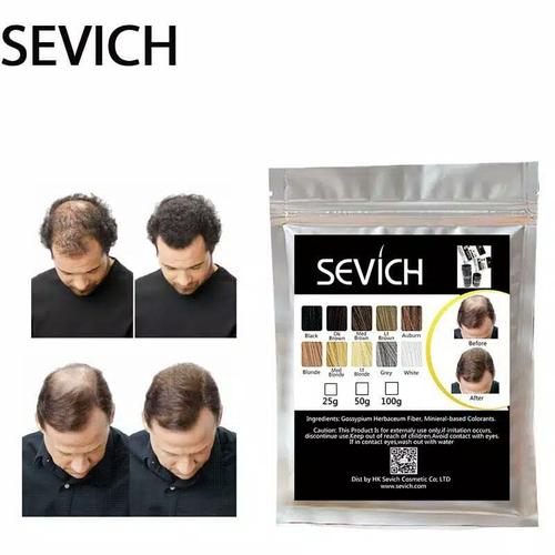 Jual Sevich Refill Hair Fiber Powder 100gr / Penebal Rambut - Hitam ...