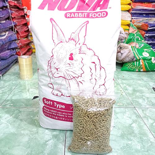 Jual Nova Rabbit kemasan Repack 1kg/ makanan kelinci/ Nova - Kota ...