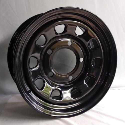 Jual Velg Besi Daytona 16x10 5H 139.7 et-44 black Jeep Cj7 Katana Jimny ...