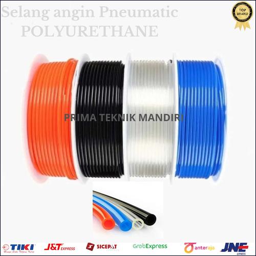 Jual Selang Pu OD 6mm x ID 4mm 1 Rol 200M Selang Angin Pneumatic ...