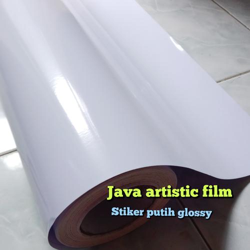Jual stiker putih glossy ,doff /stiker kaca/stiker putih susu/white ...