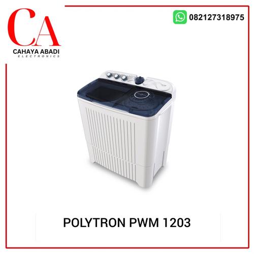 Jual MESIN CUCI POLYTRON 2 TABUNG 12 KG PWM 1203 B PWM 1203B TWIN TUB ...