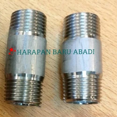 Jual Pipa Nepel SS304 Sch40 1" inch × 5cm / Pipa Neple /Nipple SS304 ...