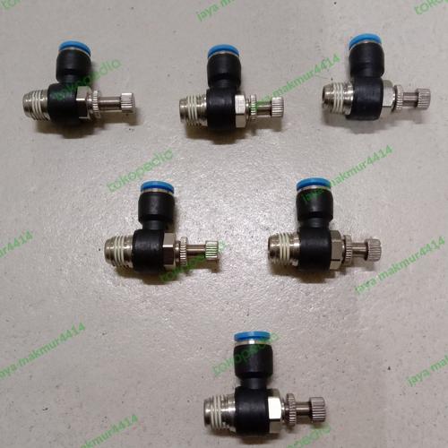 Jual speed control drat 1/4 selang 10mm selang angin pneumatik selang ...