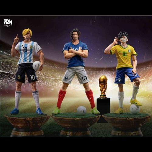 Jual Action Figure One Piece Luffy Zoro Ace Sanji World Cup Cosplay ...