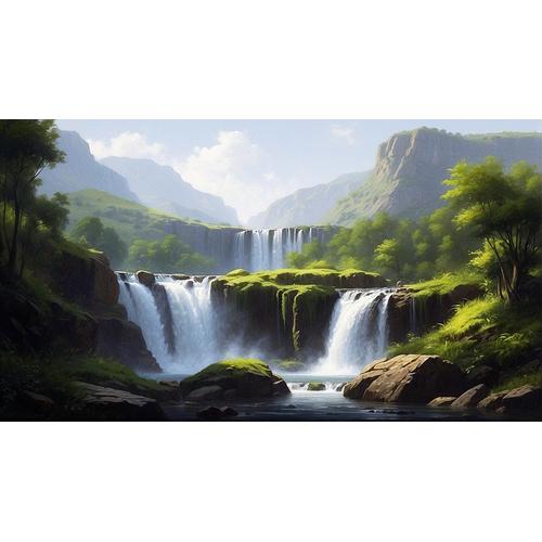 Jual Lukisan Air Terjun Bertingkat Model Realistis dan Istimewa - Kota ...