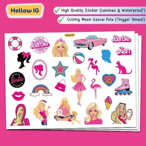 Jual STICKER BARBIE | STIKER BERBI BARBI WATERPROOF BOTOL HP ANAK ...