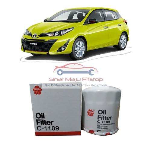 Jual Sakura C-1109 Oil Filter - Filter Oli Mobil TOYOTA COROLLA ...