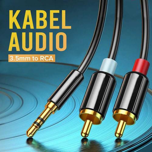 Jual Kabel Audio 3.5mm to RCA Auxiliary Cable 1 Meter - Jakarta Barat ...