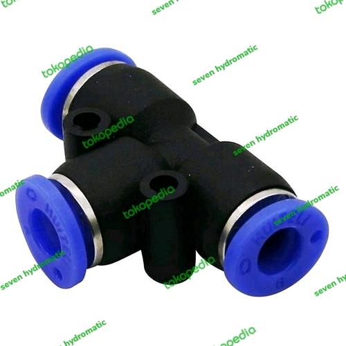 Jual MPE 10.00 FITTING TEE PNEUMATIC UNTUK SELANG 10 × 10 × 10MM ...