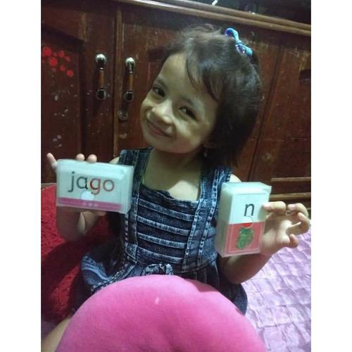 Jual Flashcard Suku Kata Kartu Baca Belajar Membaca Flash Card Anak ...