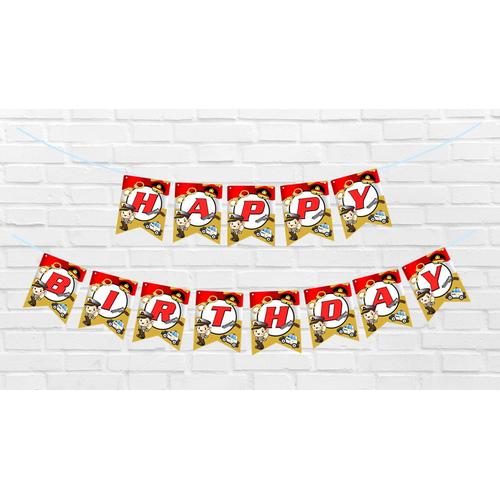 Jual BJ - Polisi Police Flag Bunting Happy Birthday Banner Ulang Tahun ...