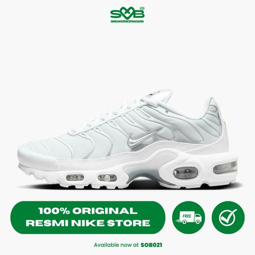 Jual Nike Women Air Max Plus White/Pure Platinum/Metallic Silver FV0952 ...