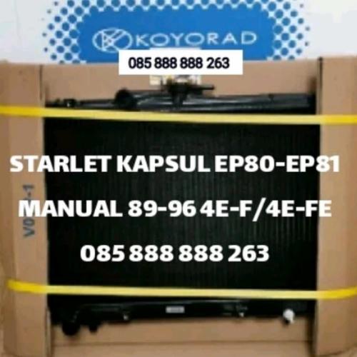 Jual Radiator Toyota Starlet Kapsul Manual EP80 EP81 Koyarad - Jakarta ...