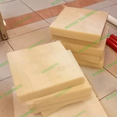 Jual Cast Nylon Sheet 25mm x 25cm x 25cm / Lembaran hard nilon Custom ...