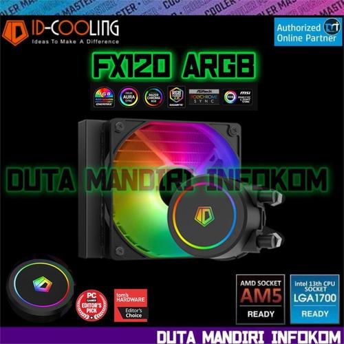 Promo ID-Cooling FX120 FX240 FX360 ARGB - AIO Liquid CPU Water Cooler ...