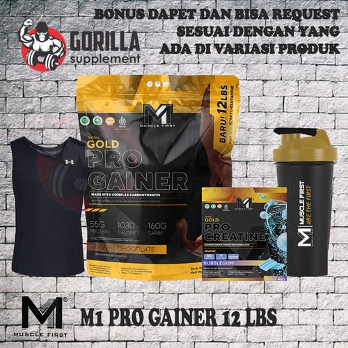 Promo M1 PRO GAINER 12lb 12lbs 5.4kg Muscle First MuscleFirst MASS ...