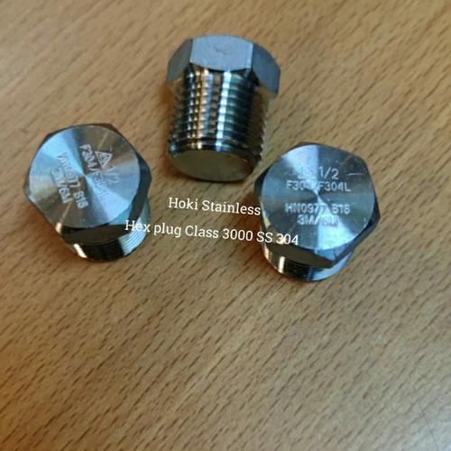 Jual Hex plug Class 3000 SS316 Drat 3/4" inch / NPT - Jakarta Barat ...