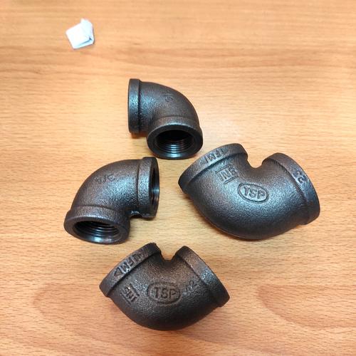 Jual Elbow TSP Hitam drat 1/2"inch / knee steam besi hitam Tsp ...