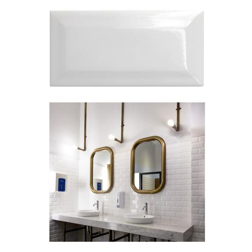 Jual Venus Takko White Glossy Bevel - Keramik Dinding Dapur - 75 x 150 ...