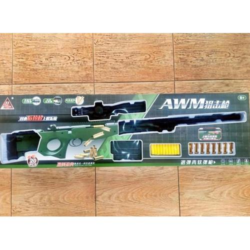 Jual FF Nerf Gun L96 AWM Spring Shell Eject Sniper Bolt Action - Kota ...