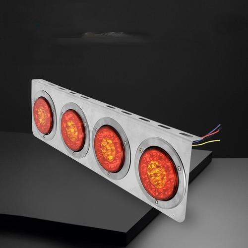 Jual Lampu Stop 4 Lampu Stop Chrome 12v 24v Truk Variasi Universal ...