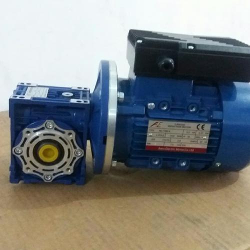 Jual Worm Gear NMRV 040 Ratio 1:40 + E-Motor 1ph 0.37kw 0.5hp 4P 220V ...