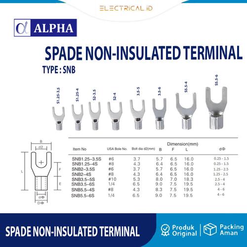 Jual SKUN KABEL Y POLOS SNB 3.5-6 Brand Alpha - SNB 3.5-6 - Kota ...