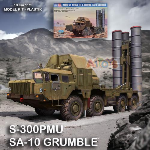 Promo Model Kit miniatur Rudal Anti Pesawat S-300 PMU Hobby Boss 18 cm ...
