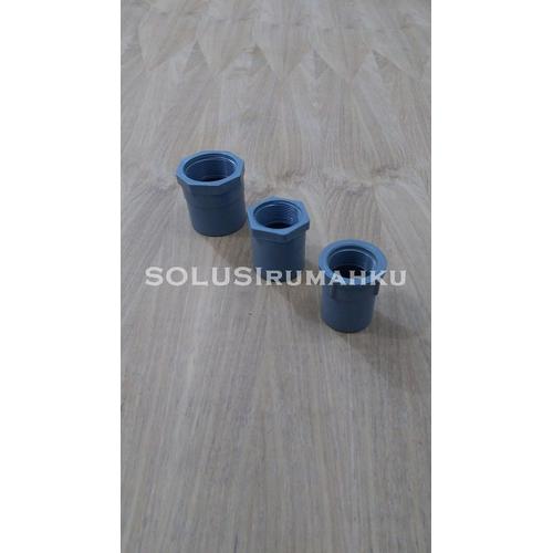 Jual SDD PVC AW 1 1/2" Socket Soket Sok Drat Dalam PVC 11/2 Inch In ...