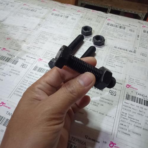 Jual baut mur baja M14 x 90mm baja full drat - Kota Bandung - Dikong ...