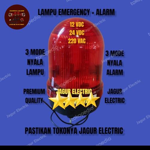 Jual LAMPU EMERGENCY/LAMPU DARURAT+ALARM (3 MODE ALARM+3MODE LAMPU ...