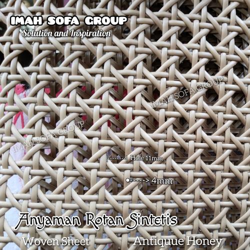 Jual Webbing Rotan Sintetis Lembaran Meteran Anyaman Tanjung - Antiquue ...