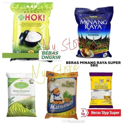 Jual Batam NY Beras 5kg Minang Raya padang Harumas Raja platinum sania ...