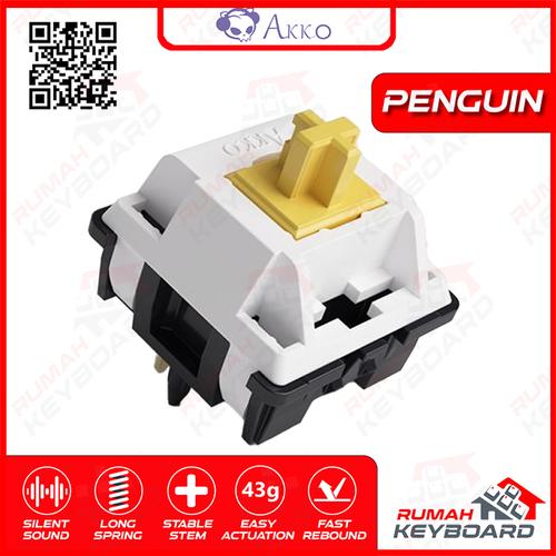 Jual SWITCH - AKKO PENGUIN SWITCH - 5 PIN - 50g - PCB MOUNT - TACTILE ...