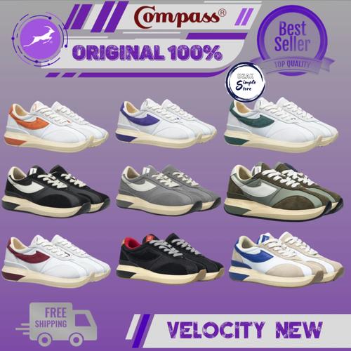 Jual [ORIGINAL] Compass Velocity YOTR/Black/Grey/Pumpkin/Grape/Cherry ...