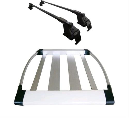 Jual paket roof rack platinum/cross bar jepit body mobil grand Livina ...